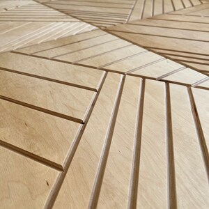 6 PANELS *SET* Decorative Wall Panel Wooden Geometric Wall Panel ...