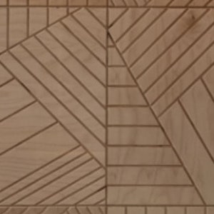 4 PANELS SET Decorative Wall Panel Wooden Geometric Wall Panel ...