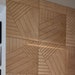 4 PANELS SET Decorative Wall Panel Wooden Geometric Wall Panel ...