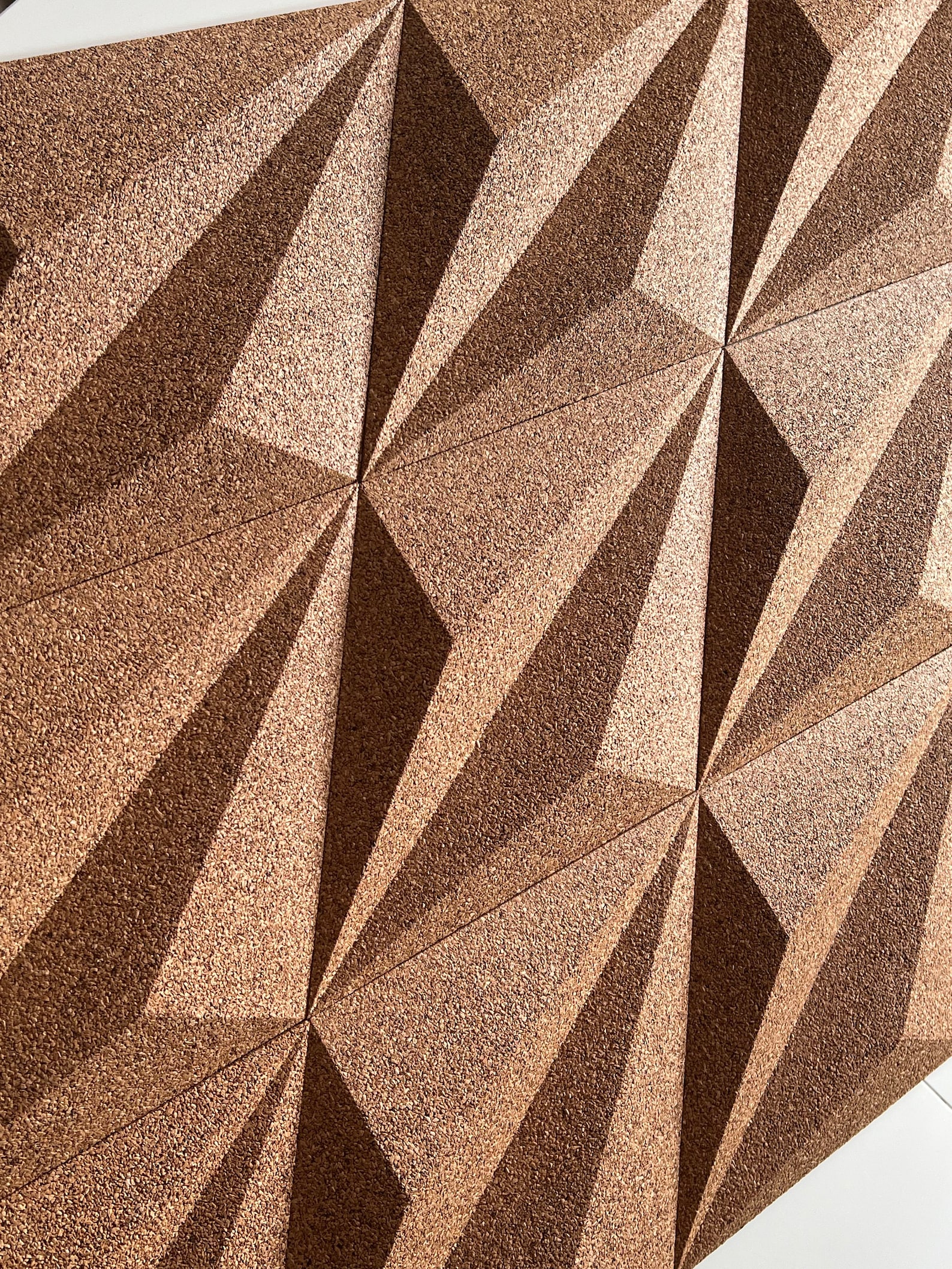 3D Cork Wall Panel I Modern Wall Decor I ECO Friendly I Natural I ...