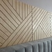 4 PANELS SET Decorative Wall Panel Wooden Geometric Wall Panel ...