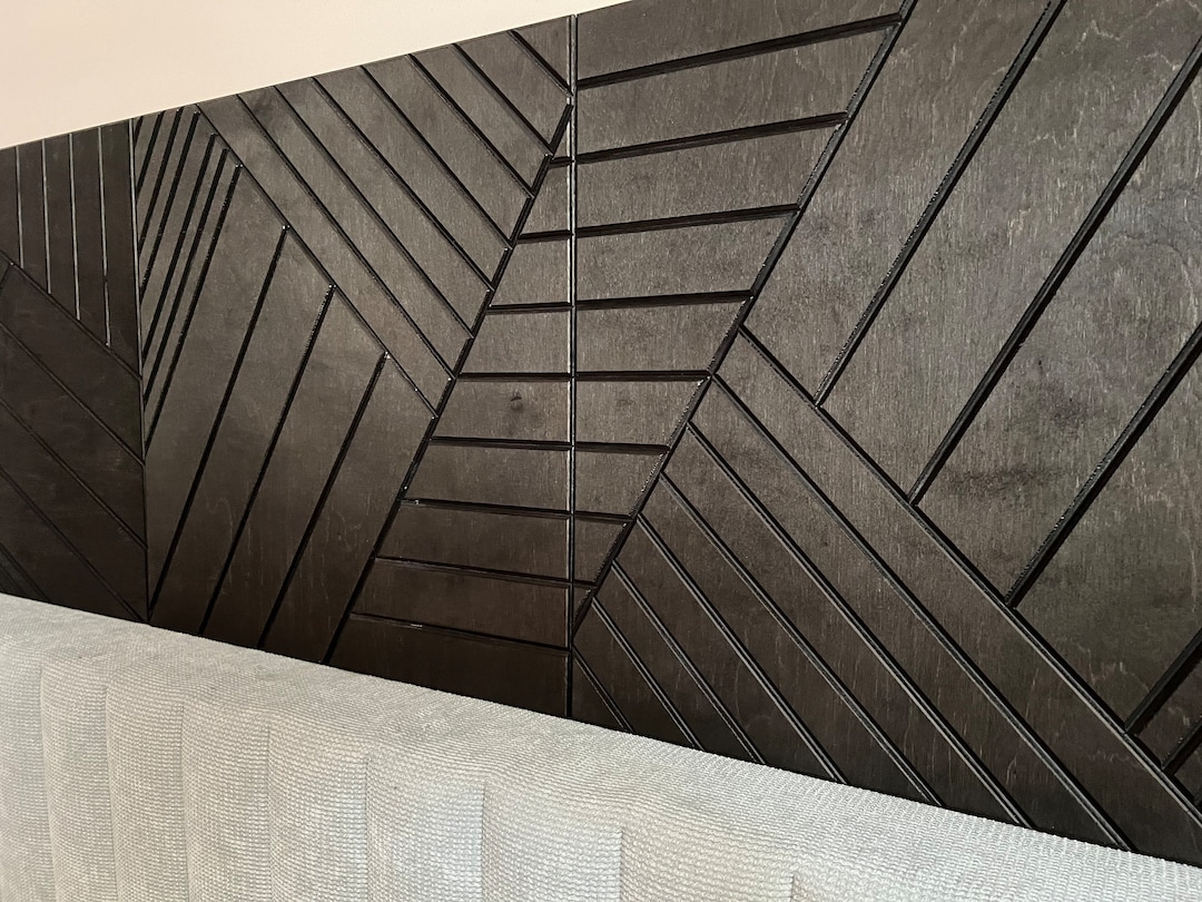 3 PANELS *SET* Decorative Wall Panel Wooden Geometric Wall Panel ...