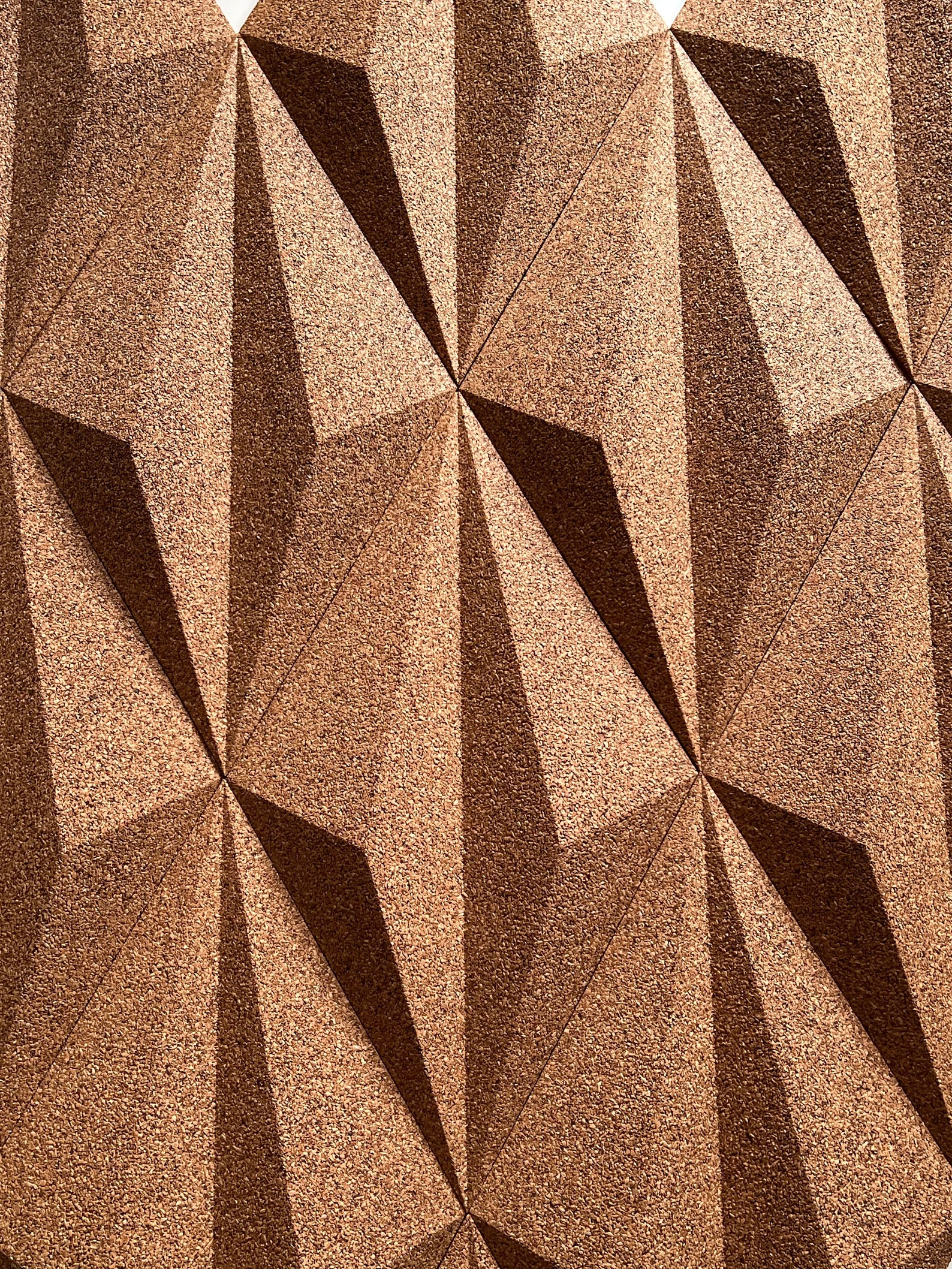 3D Cork Wall Panel I Modern Wall Decor I ECO Friendly I Natural I ...