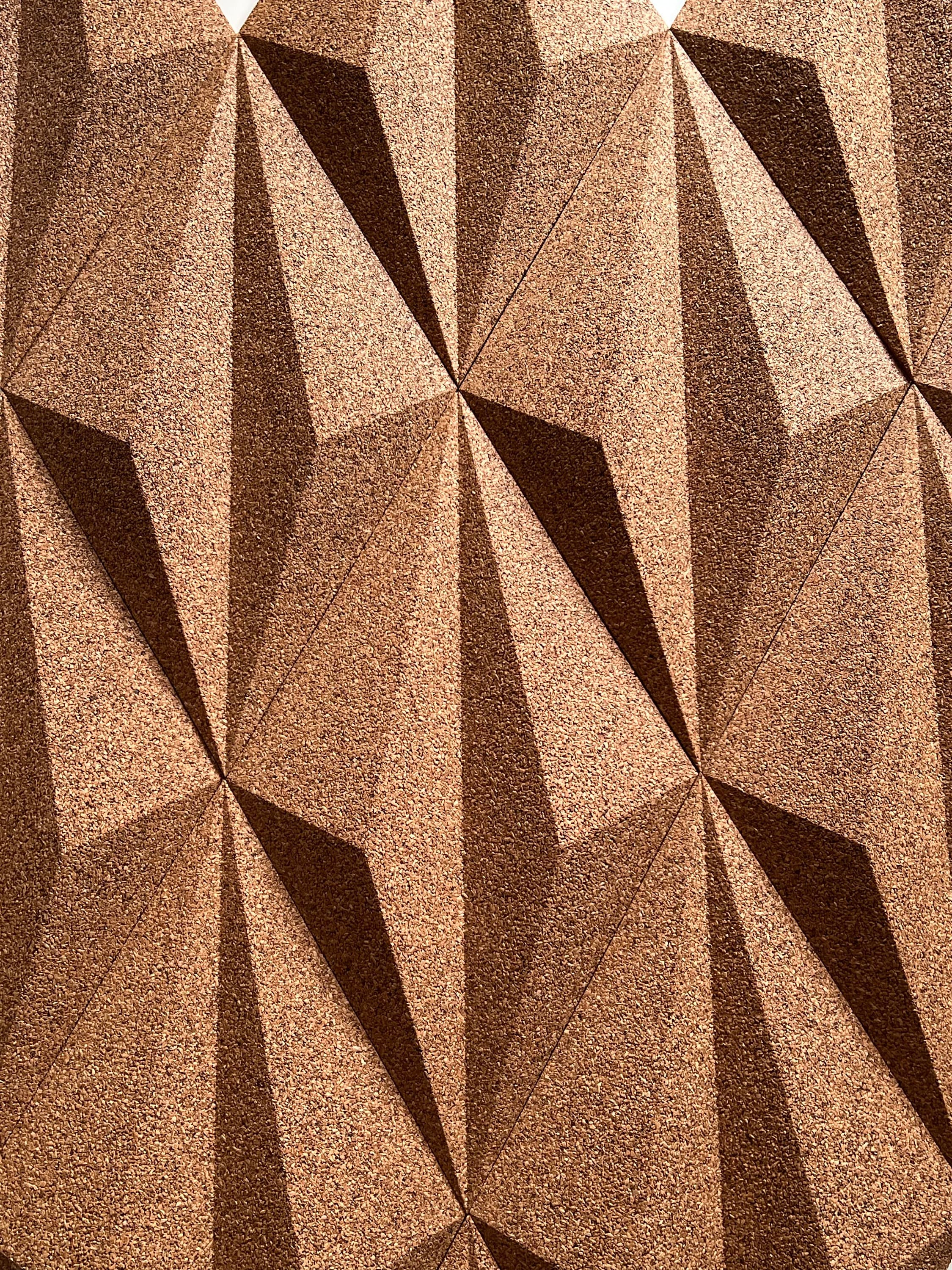 3D Cork Wall Panel I Modern Wall Decor I ECO Friendly I Natural I ...