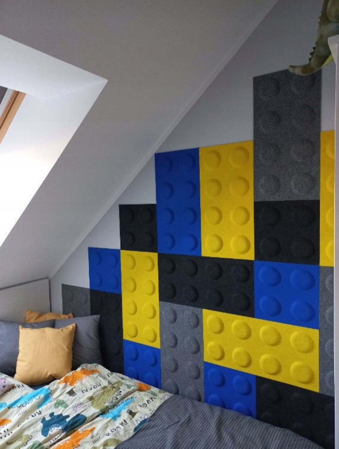 3D Felt Wall Bricks I Felt Wall Panel I Kids Room Wall Decor I Various ...