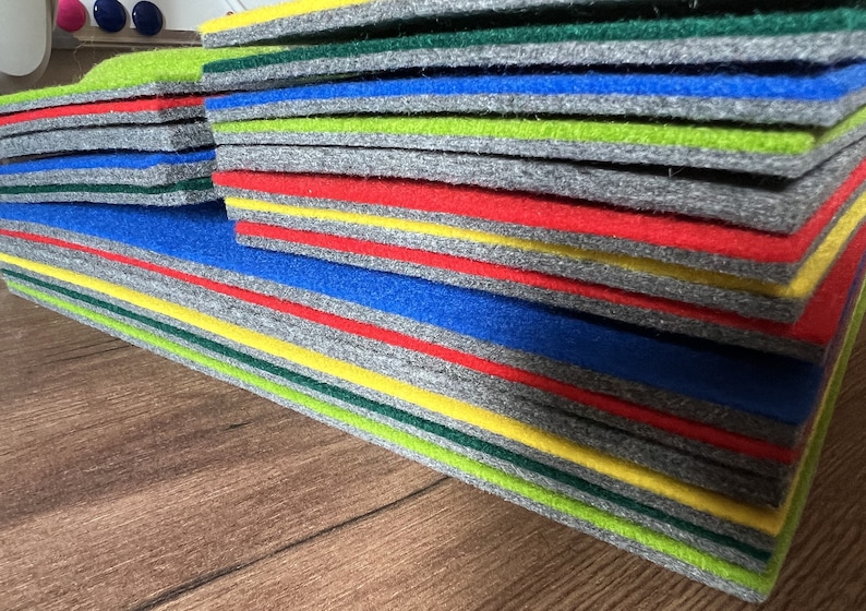 3D Felt Wall Bricks I Felt Wall Panel I Kids Room Wall Decor I Various ...