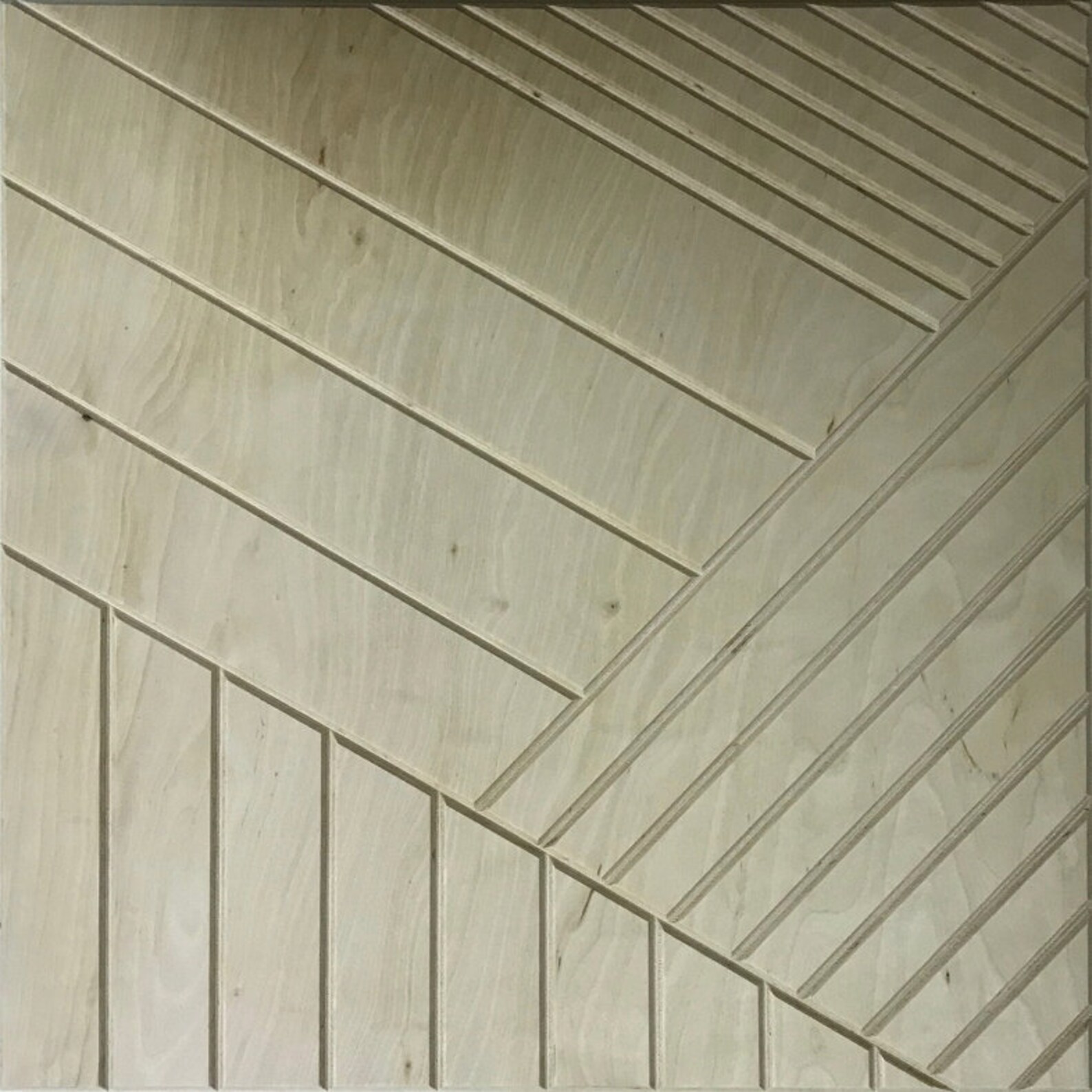 4 PANELS SET Decorative Wall Panel Wooden Geometric Wall Panel ...