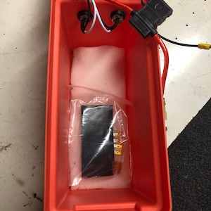 Waterproof Battery Box - 12 Volt Orange - Boating, Fishing, Camping ...