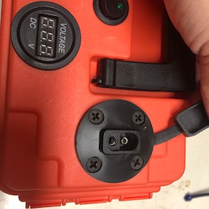 Waterproof Battery Box - 12 Volt Orange - Boating, Fishing, Camping ...