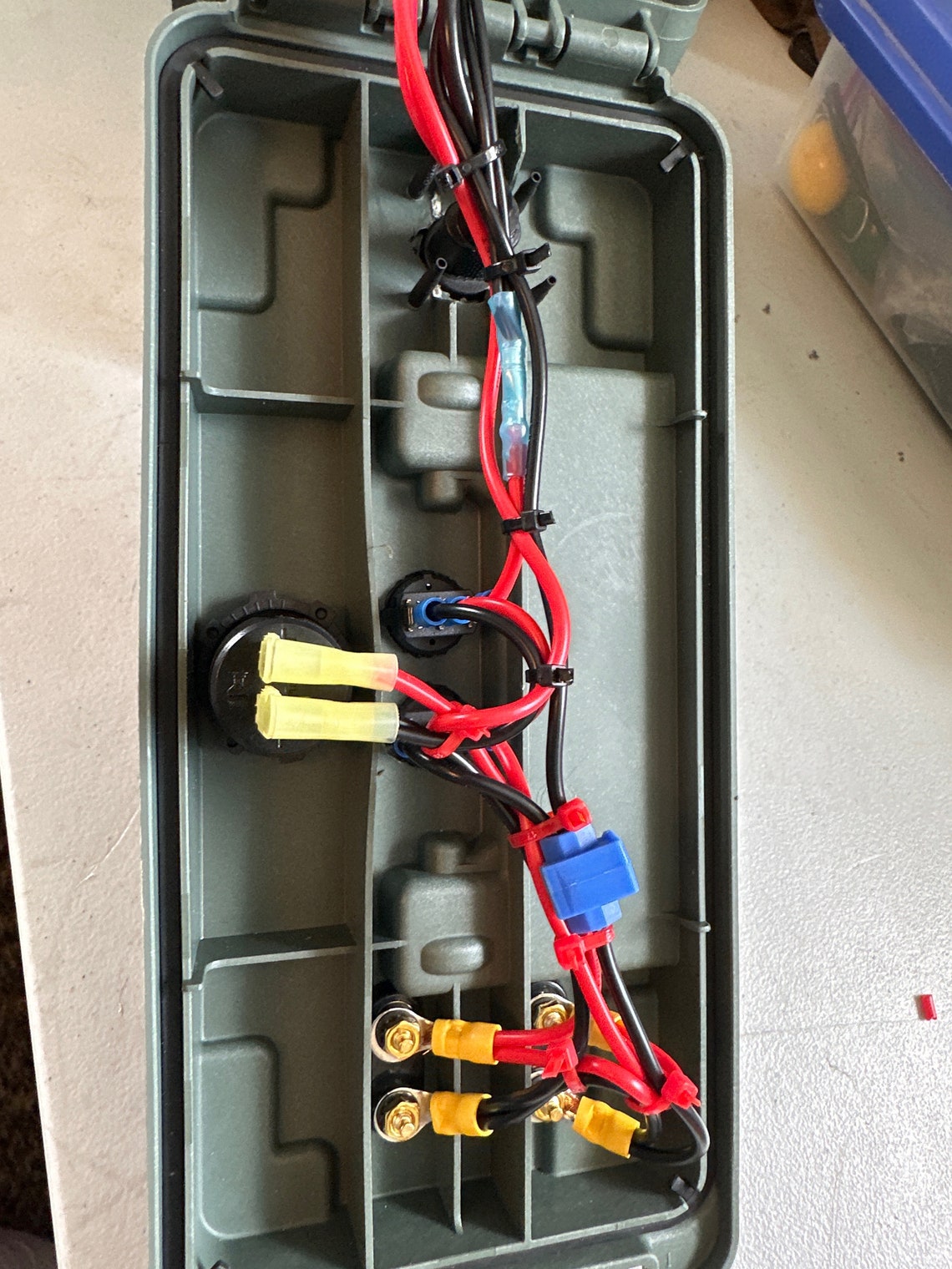 Battery Box - USB Green - Fishing, Boating, Camping, Hunting, Outdoor ...