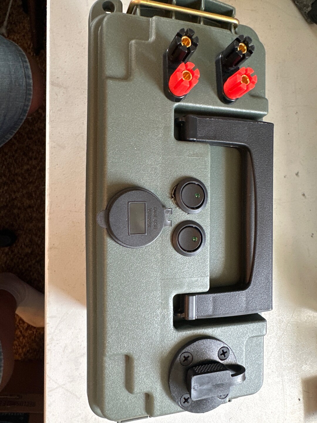 Battery Box - USB Green - Fishing, Boating, Camping, Hunting, Outdoor ...