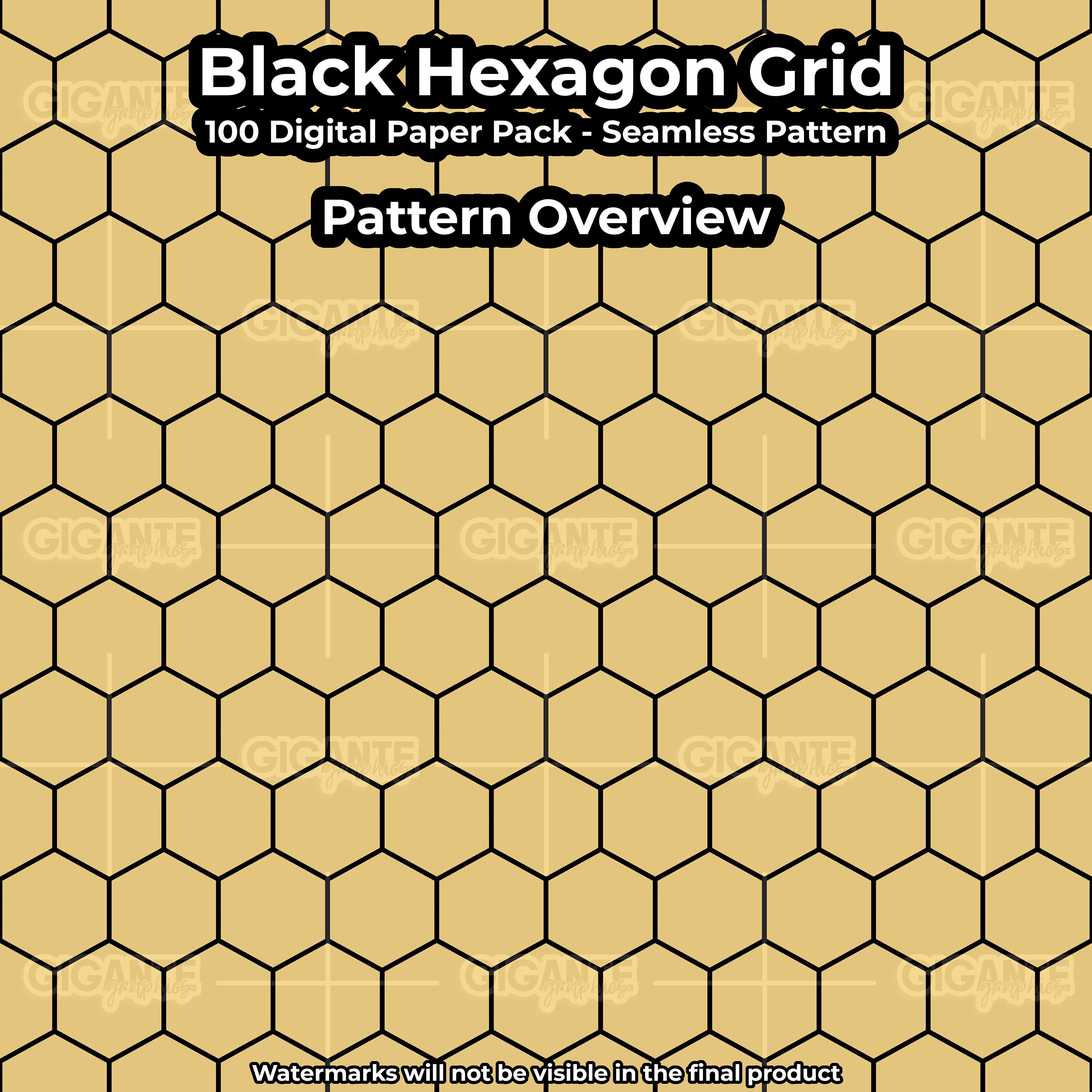 Embellishments Clip Art & Image Files Hexagon Honeycomb Hex Map Grid ...