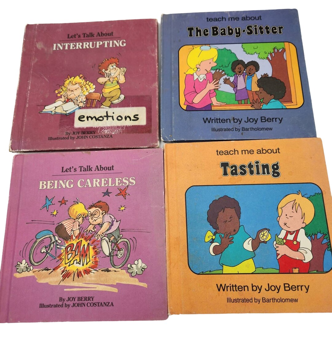 Vintage Joy Berry Books, Let's Talk About, Interrupting Book, Tasting ...