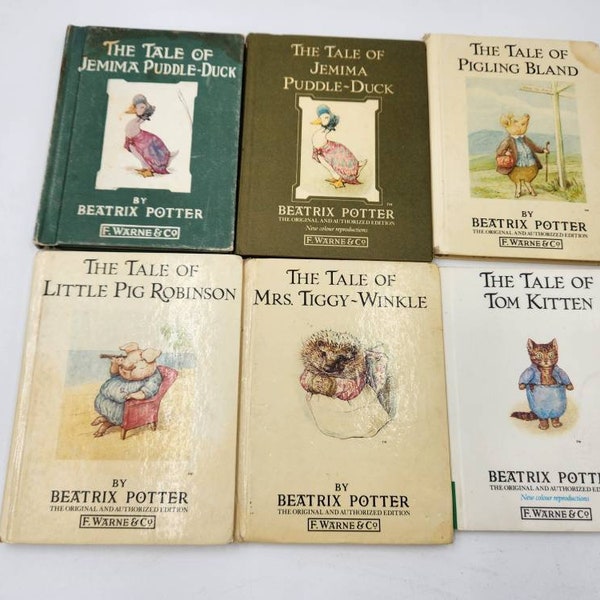 Beatrix Potter Books - Etsy