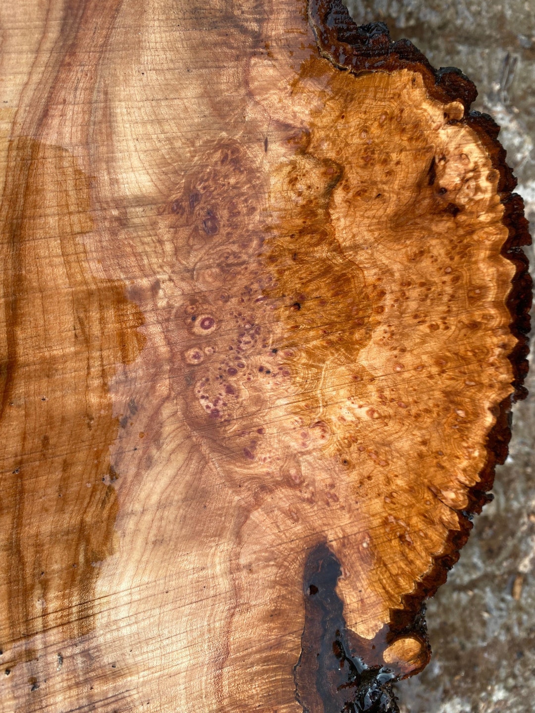 Burred Elm Milled Wooden Slabs - Etsy