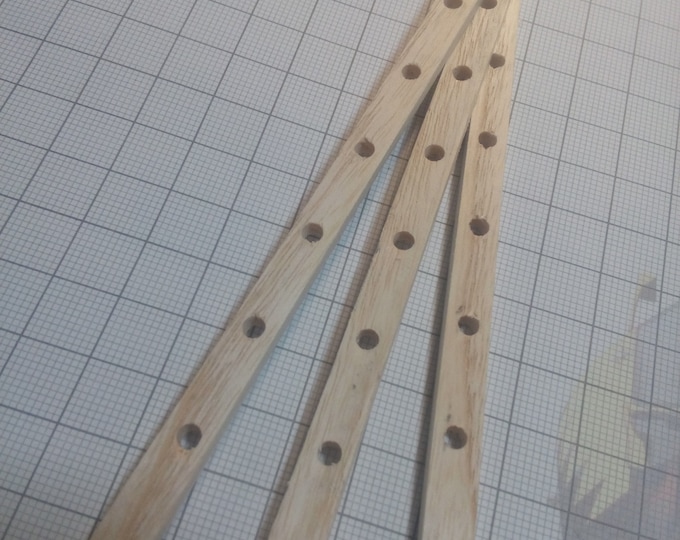 6 X 3 Perforated Wooden Slats per Unit - Etsy