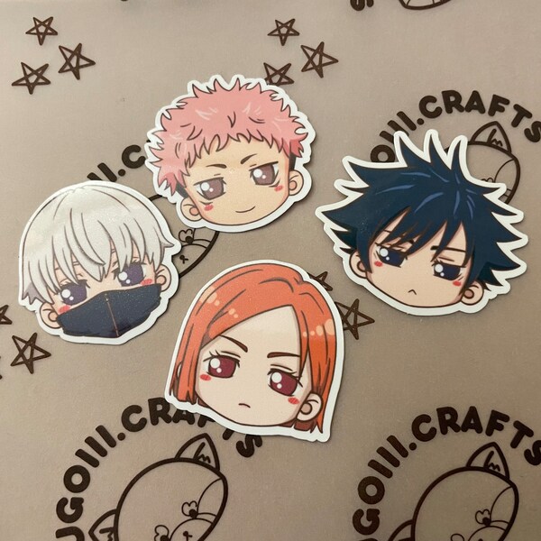 Jujutsu Chibi Head - Etsy