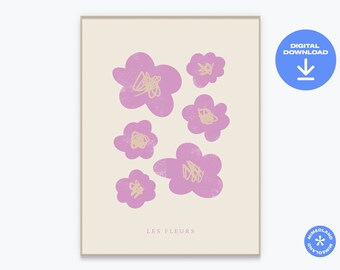 Trendy Light Pink Poster - Etsy