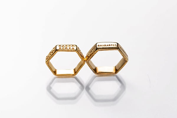 Venetian Souvenir Ring, Venezia Venice Gift Hexagon Ring, Women Men ...