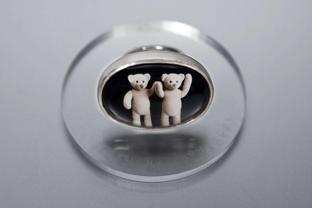 Verba Cute Teddy-bear Ring, Handmade Teddy Ring, Best Friends Ring With ...