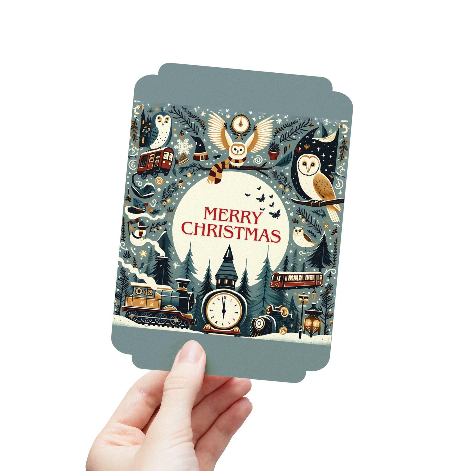 Hogwarts Christmas Theme Digital Download, Holiday Print for Decor ...