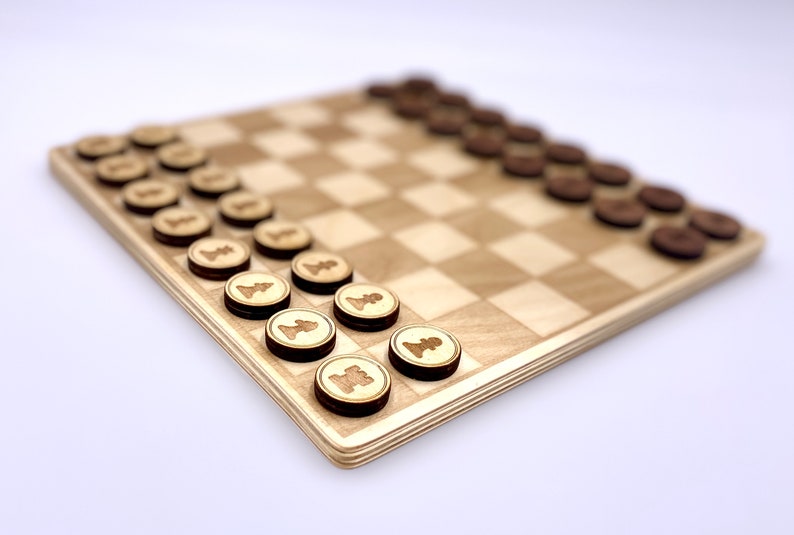 Laser Cut Chess Board With Case and Pieces | SVG DXF Ai Digital Files ...