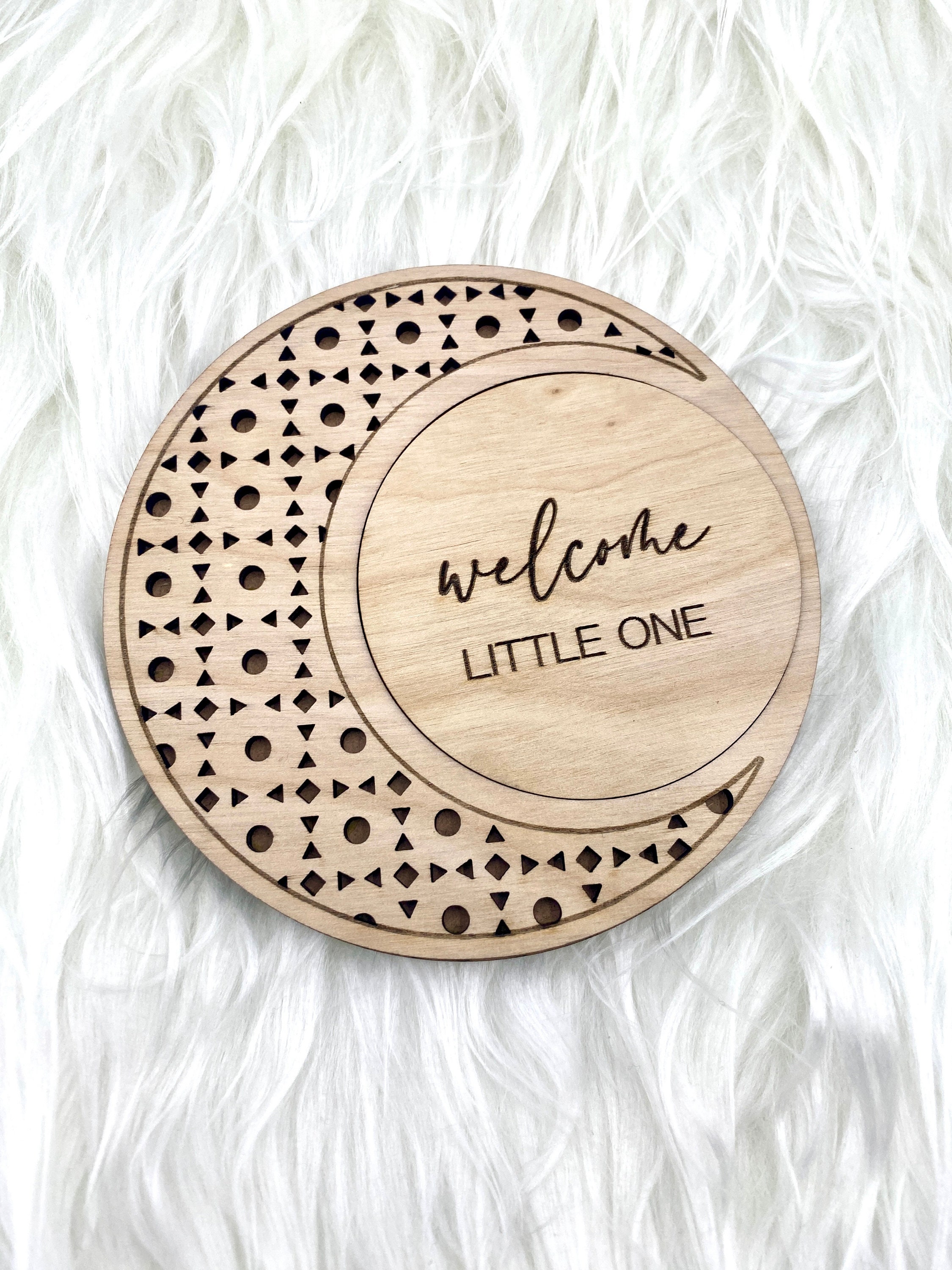 Digital SVG AI DXF Files Laser Engraving Rattan Moon Milestones Set ...