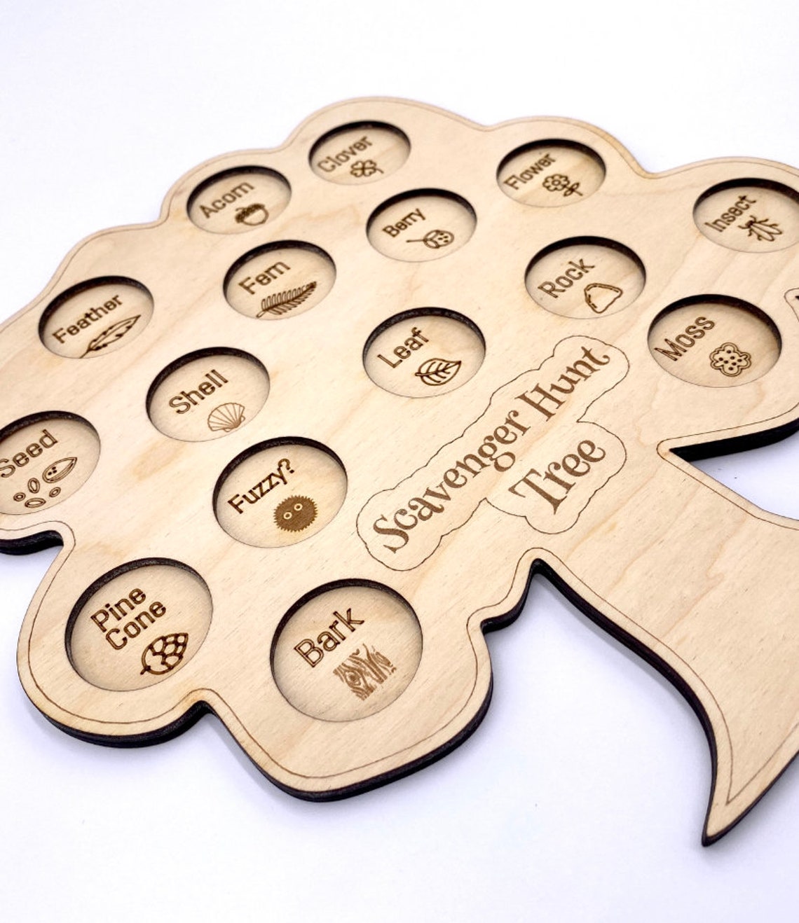 Digital SVG, Ai, DXF Files to Make Scavenger Hunt Tree Laser Cutting ...