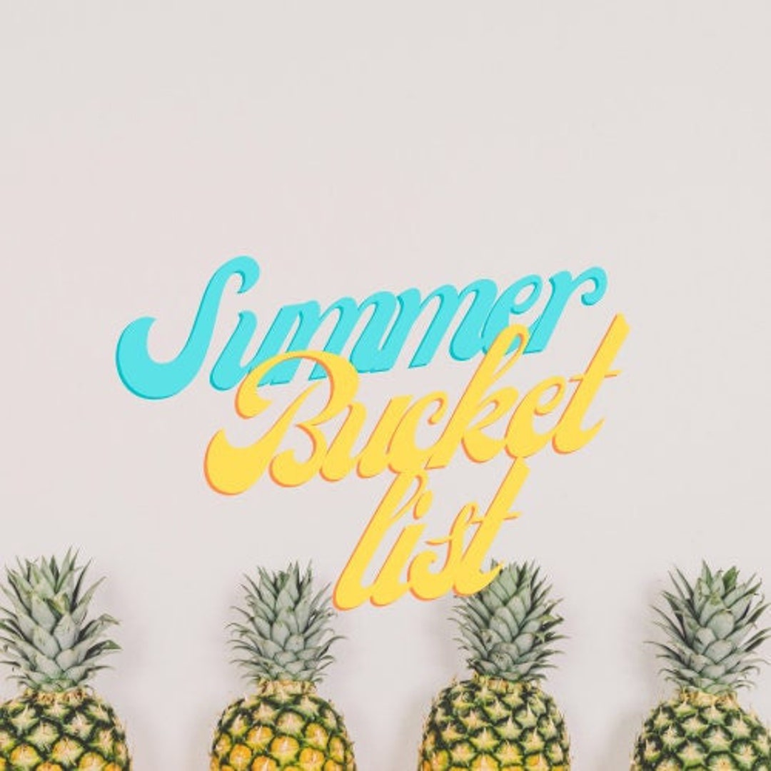 Summer Bucket List Printable, Checklist for Kids Poster, Fun Summer ...