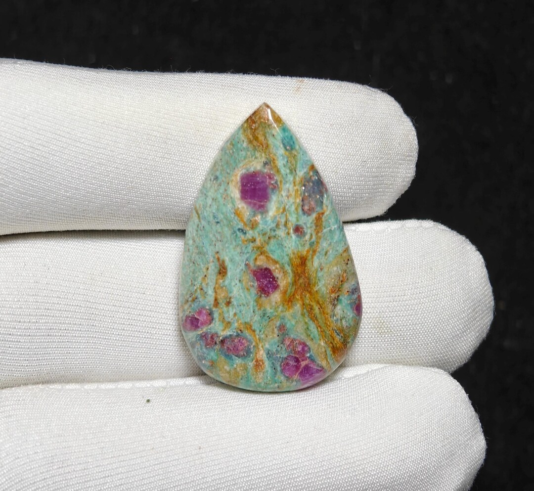 Natural Ruby Fuchsite Cabochon Ruby Fuchsite Gemstone Ruby Fuchsite ...