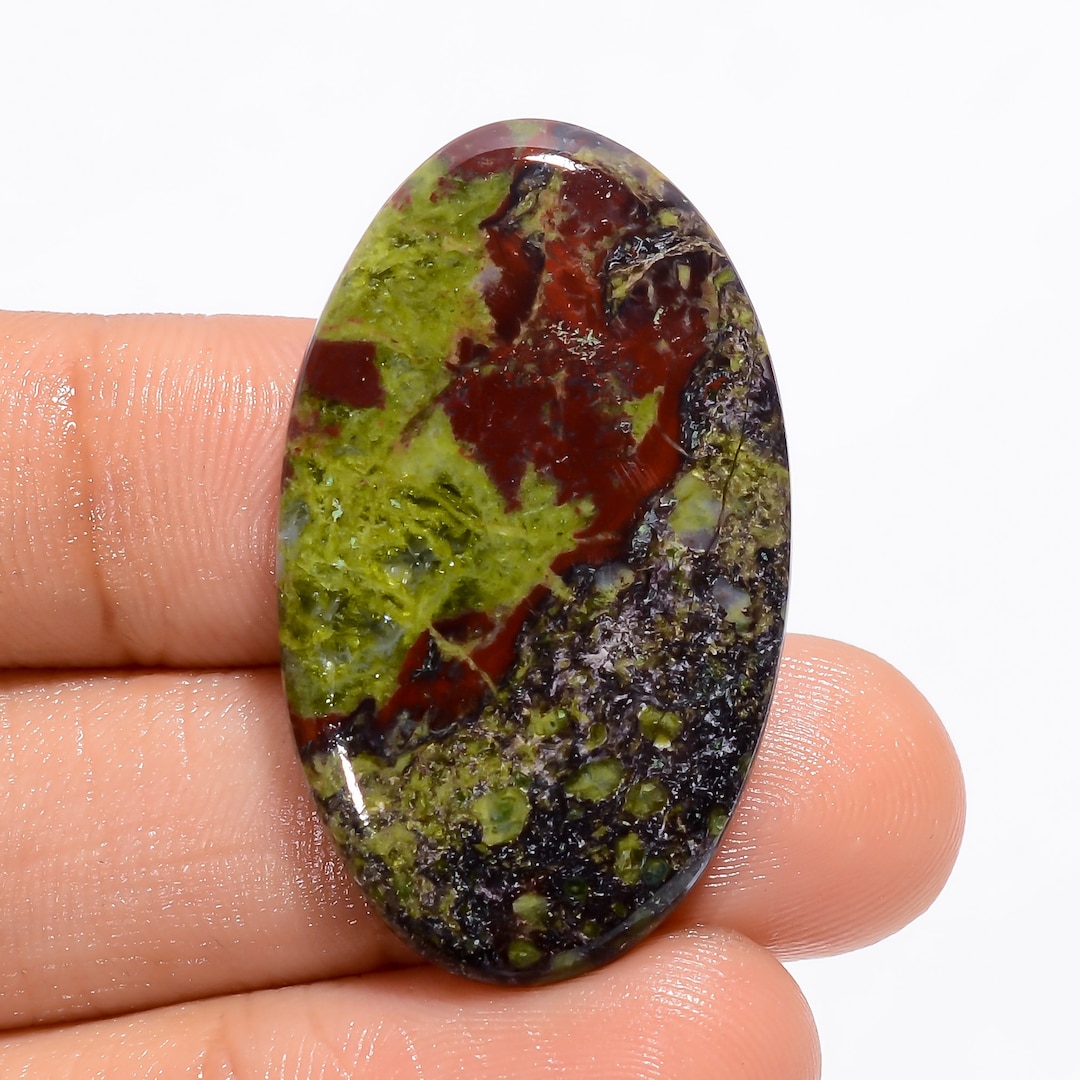Dragon Blood Jasper 100% Natural Dragon Blood Jasper Oval - Etsy