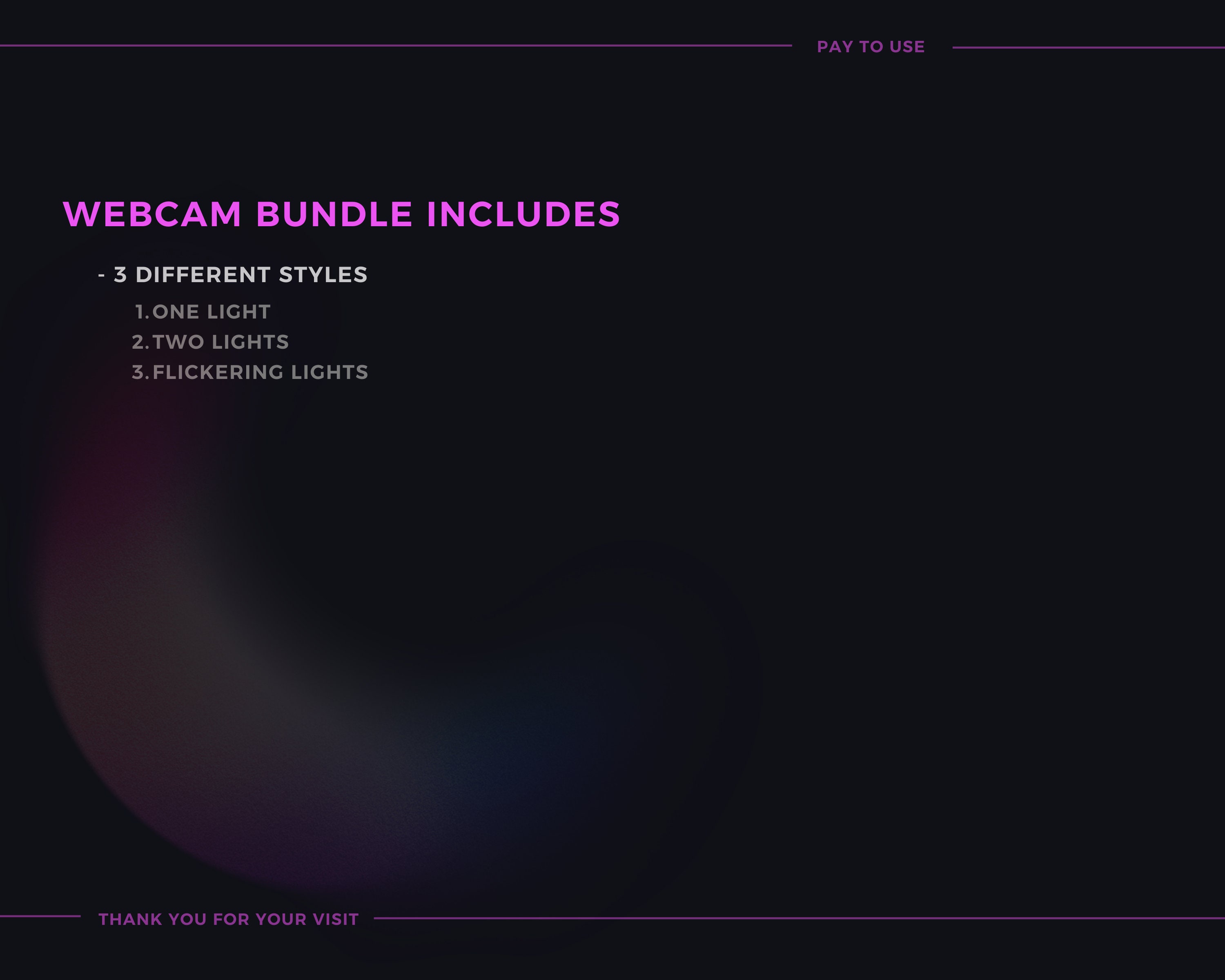 16:9 CUSTOMIZABLE WEBCAM | Twitch Overlay - Streaming - Easy to Set up ...