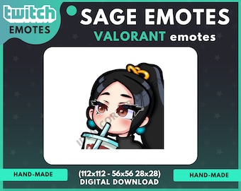 Sage Emote | Twitch Emotes - Streaming - Easy to Set up - Valorant ...