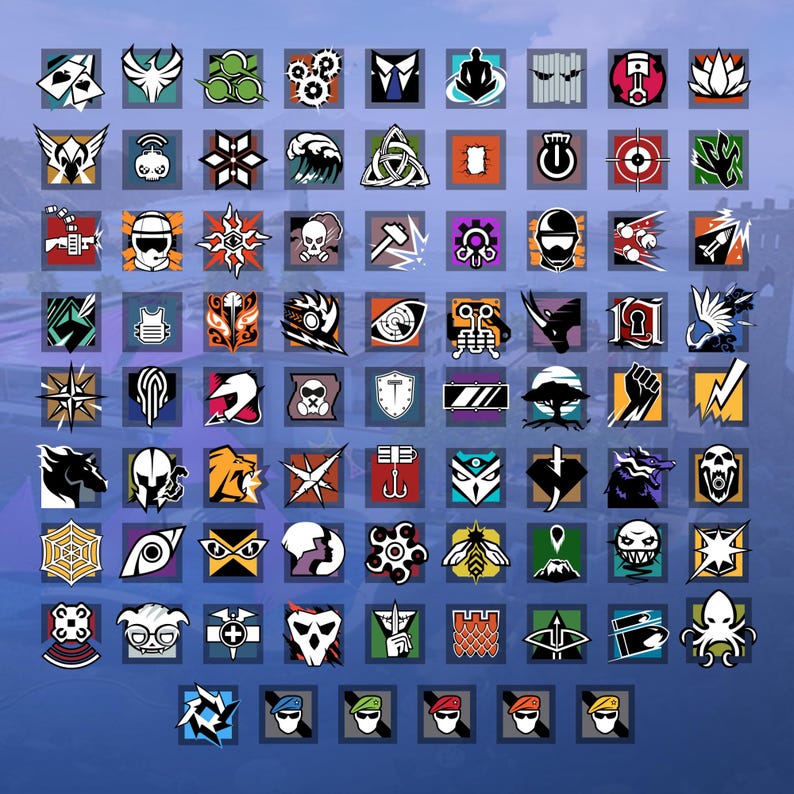 Rainbow Six Siege Sub Badges | Instant Download - High Quality - R6S ...