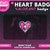Valorant Heart Rank ONLY Badge Instant Download Cheer Bit Badges ...