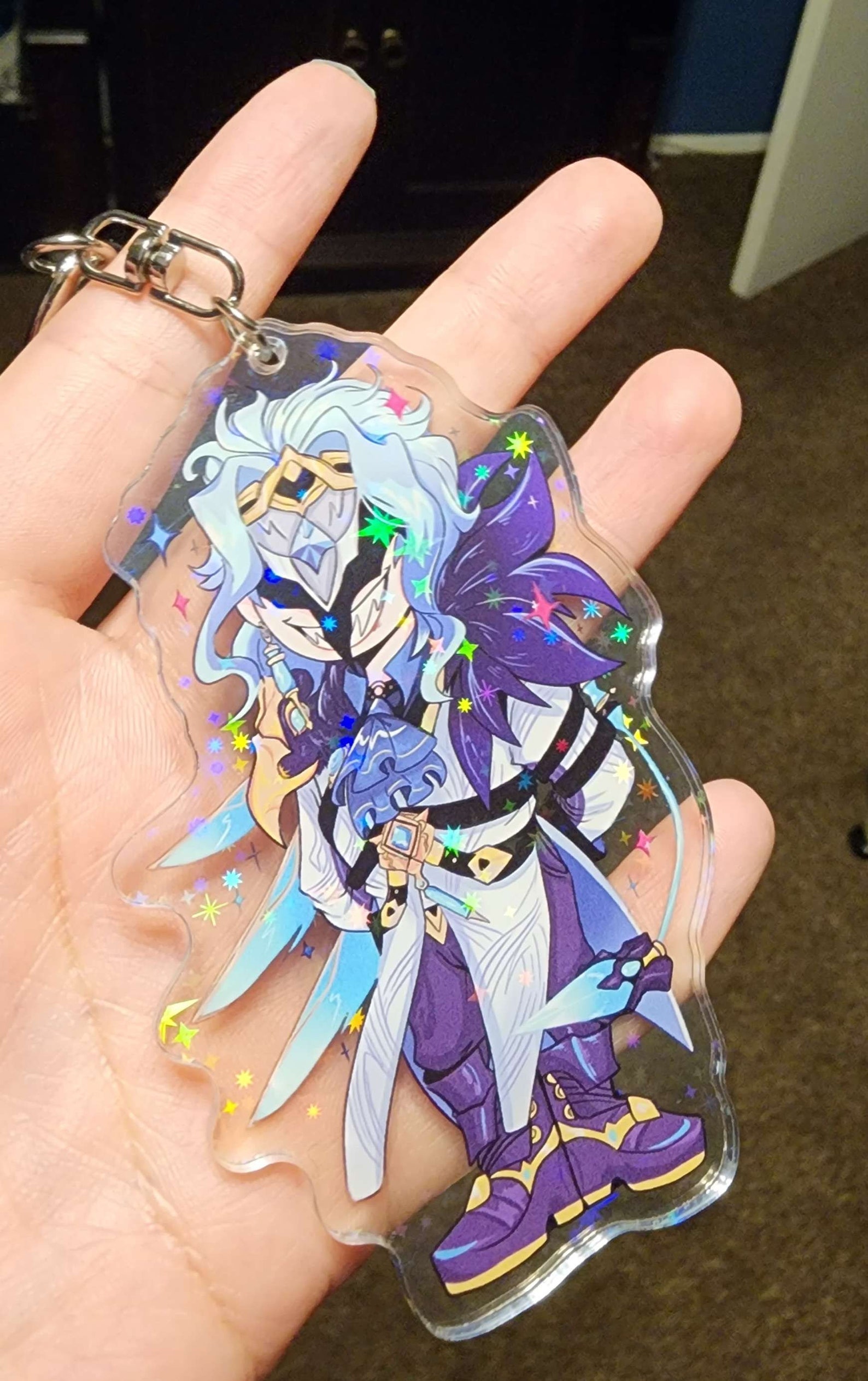 Prime Omega Build Dottore Charm Double Sided Holographic - Etsy