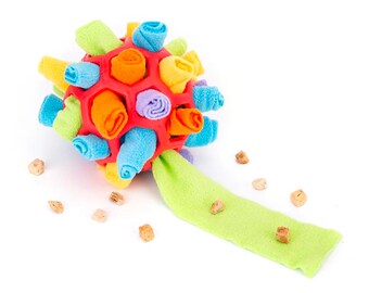 Snuffle Ball, Treat Dispenser, Treat Ball, Canine Enrichment, Keep Dogs ...
