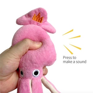 Interactive Chew Squid Dog Toy - Etsy