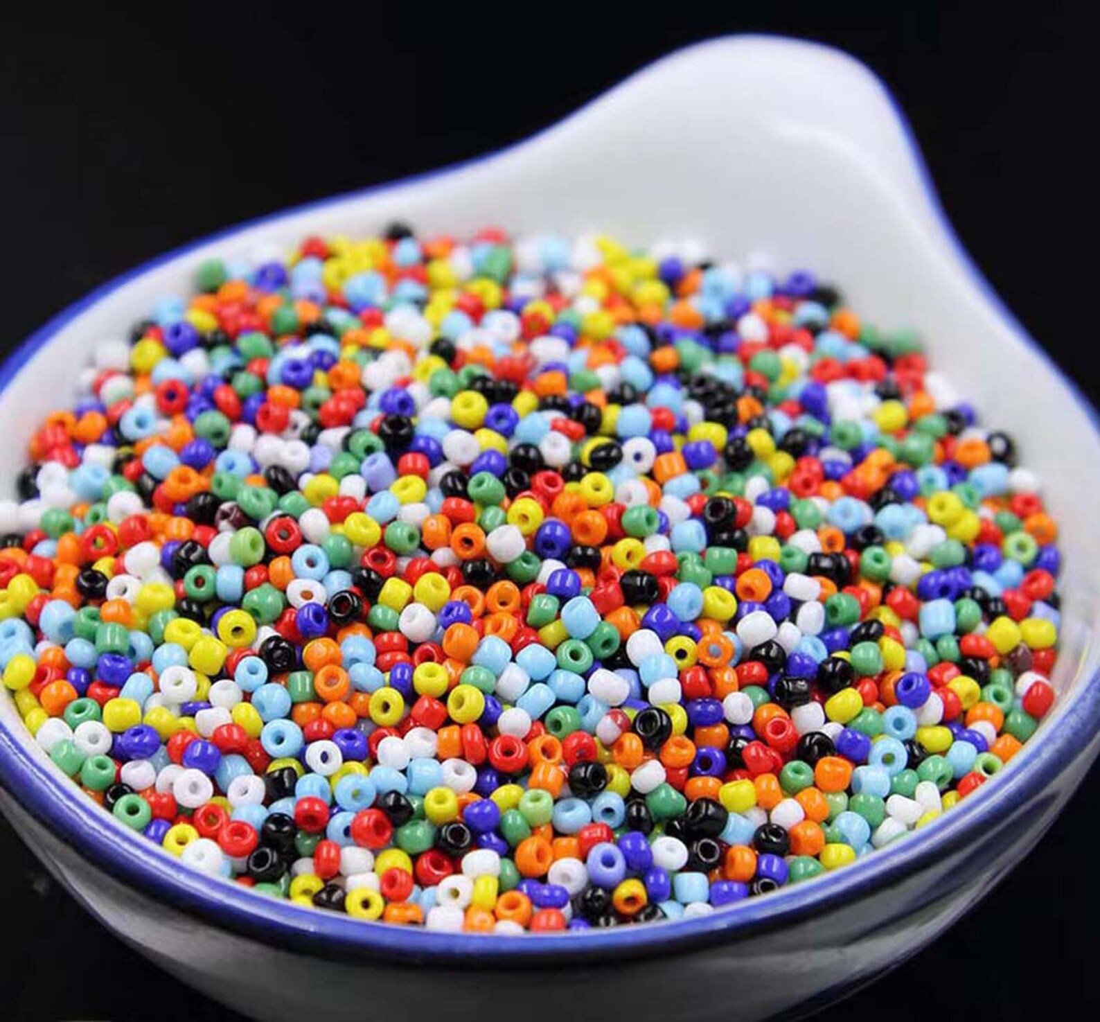 Various Colors Mini Beads DIY Necklace Boho Style DIY Festival Jewelry ...