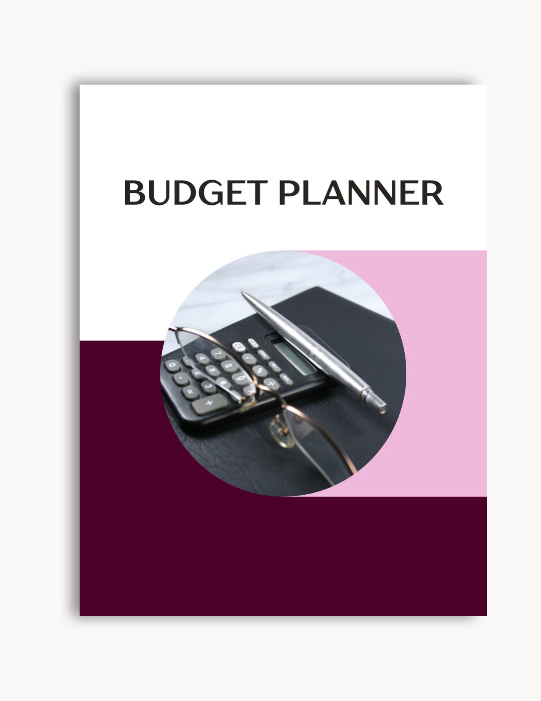 BUDGET PLANNER: Expense Tracker Notebook. Monthly Budgeting Journal ...