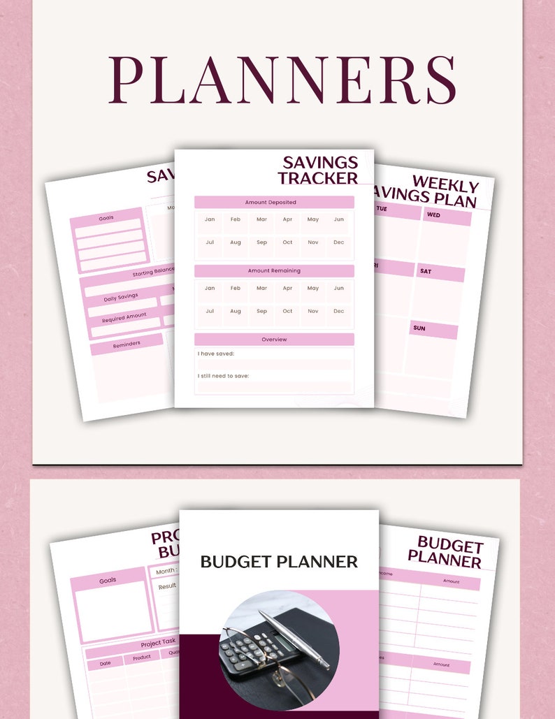 BUDGET PLANNER: Expense Tracker Notebook. Monthly Budgeting Journal ...