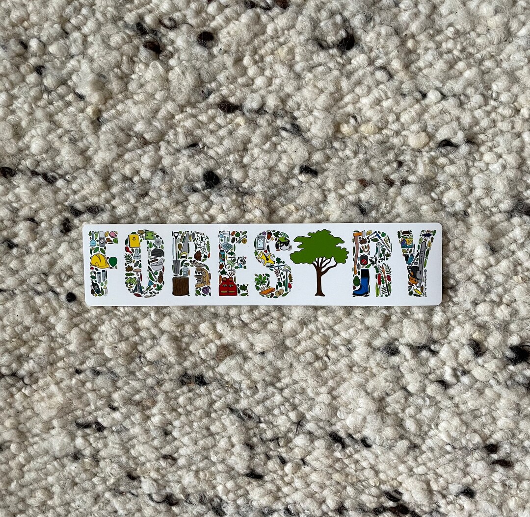 Forestry Science Mosaic Sticker - Etsy