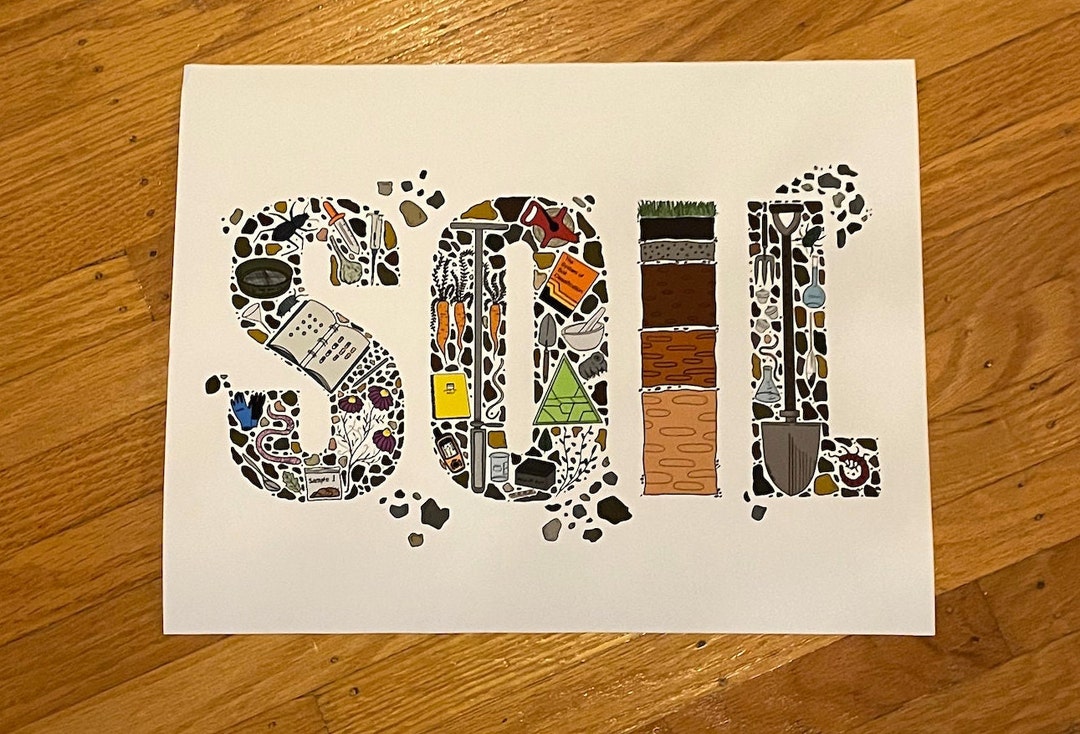 Soil Science Mosaic Art Print - Etsy
