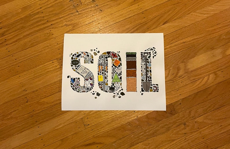 Soil Science Mosaic Art Print - Etsy