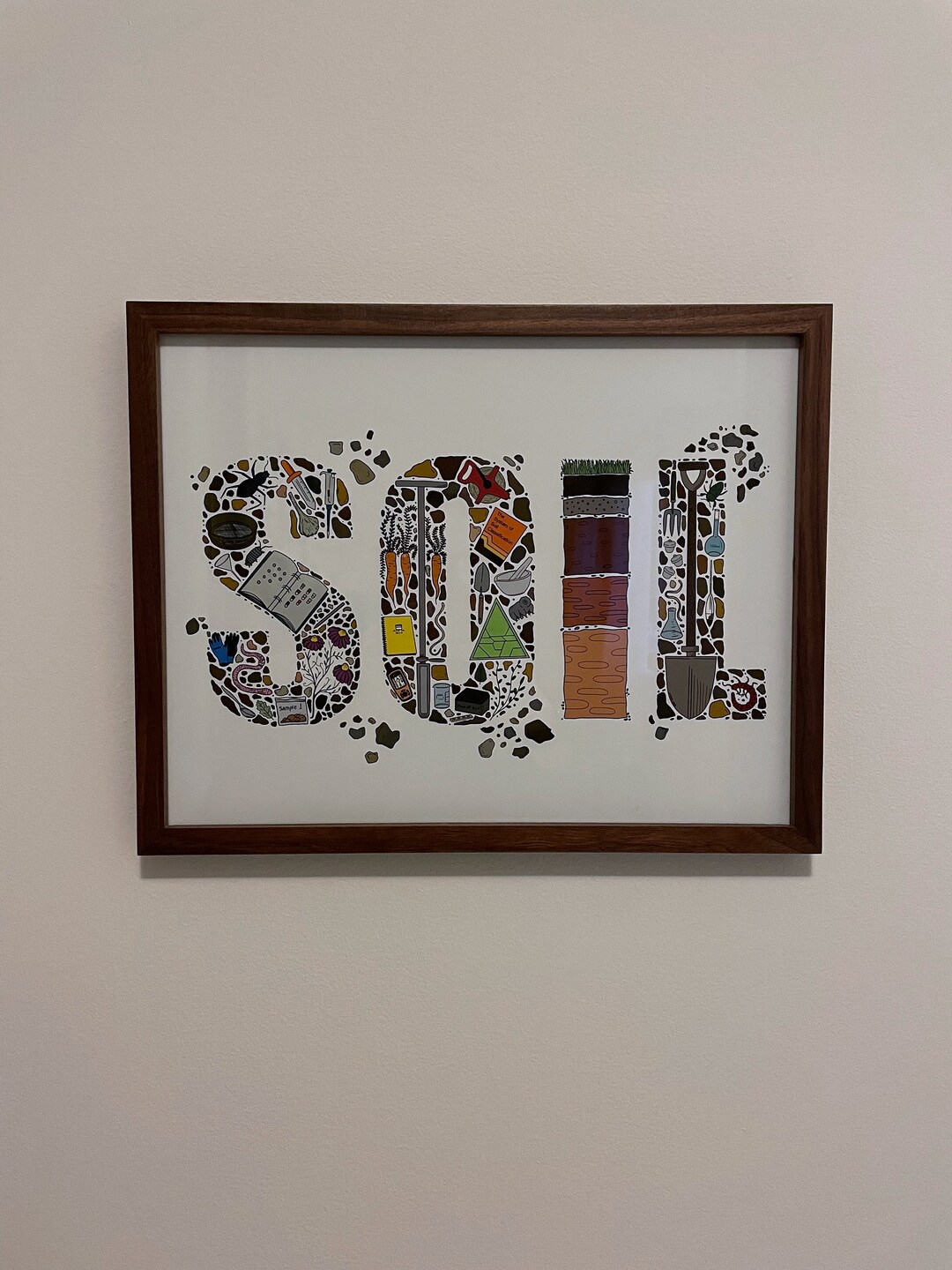 Soil Science Mosaic Art Print - Etsy