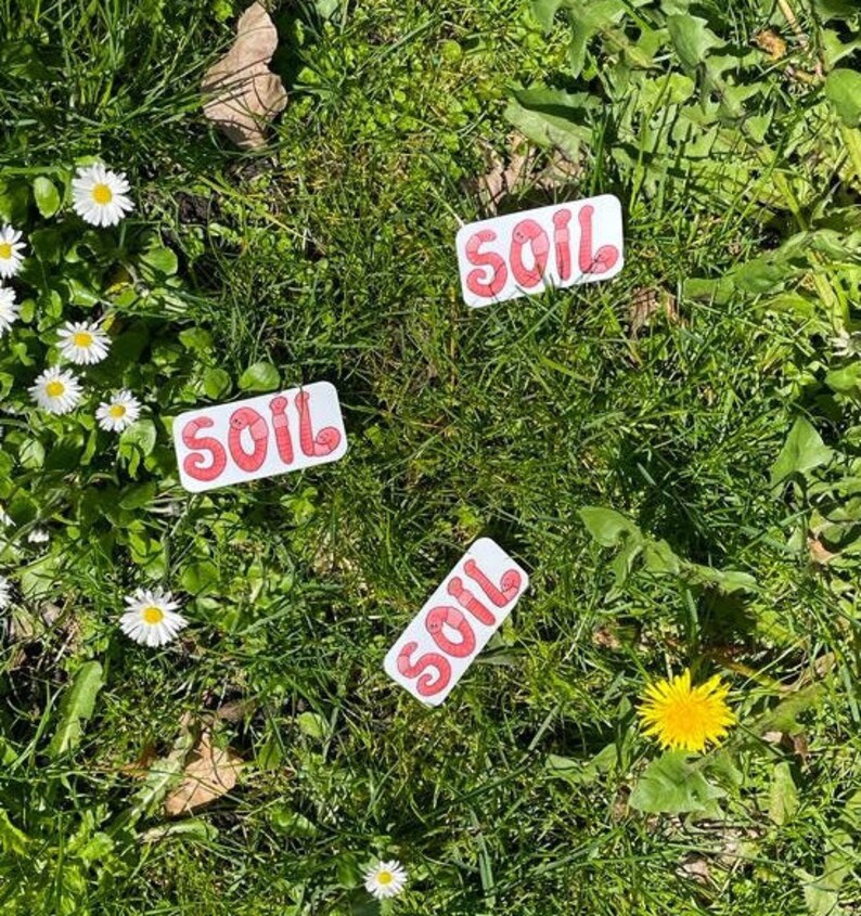 Soil Worms Sticker - Etsy