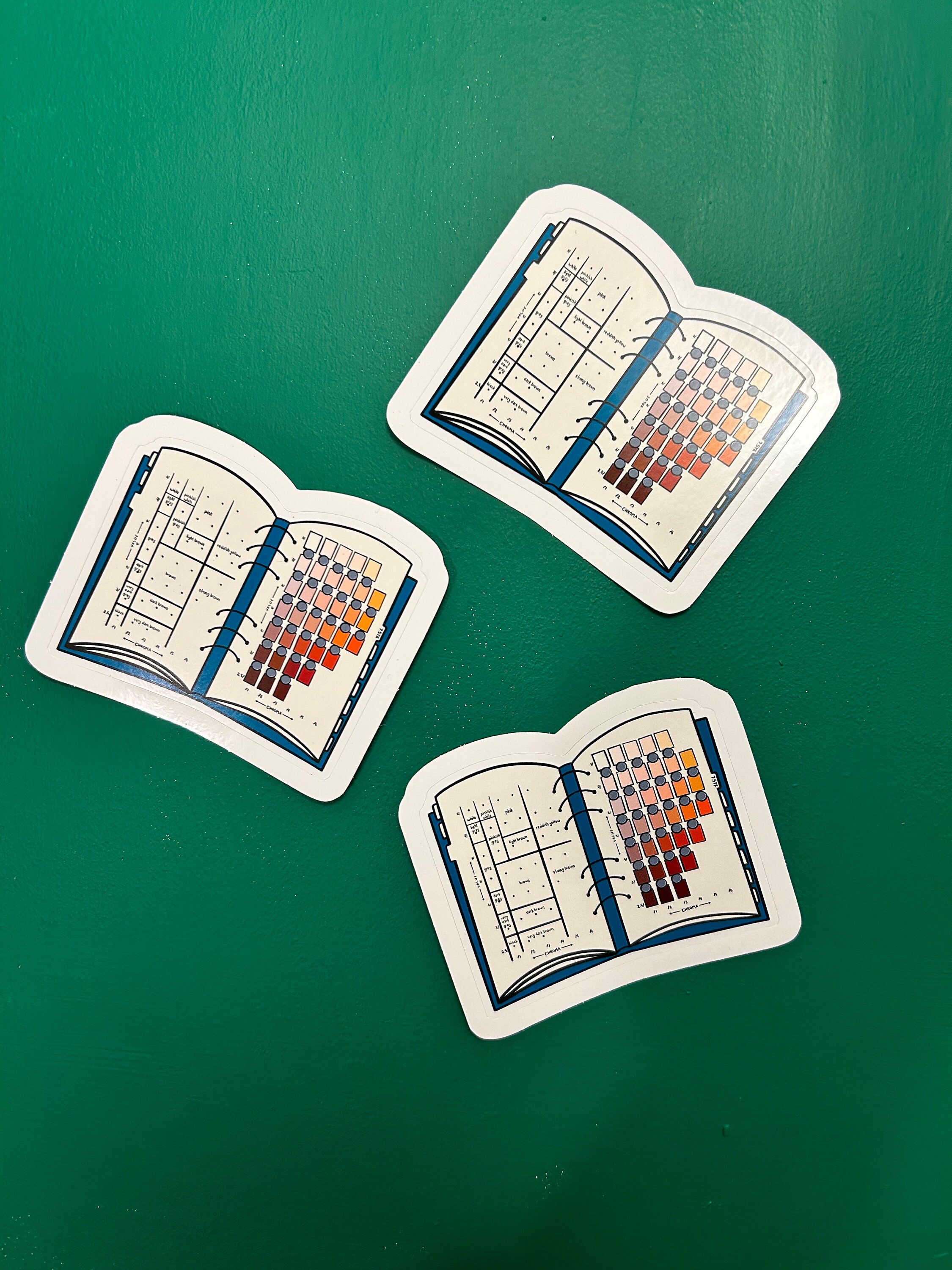 Soil Colours Book Sticker - Etsy