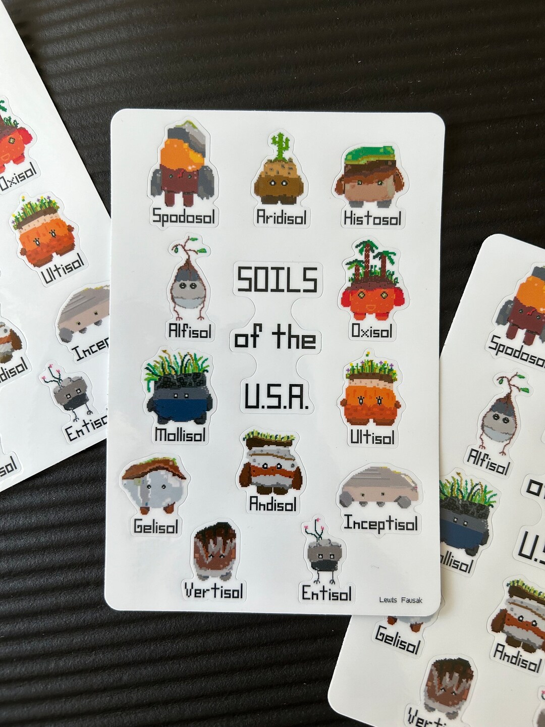 Soils of the U.S.A. Sticker Sheet - Etsy