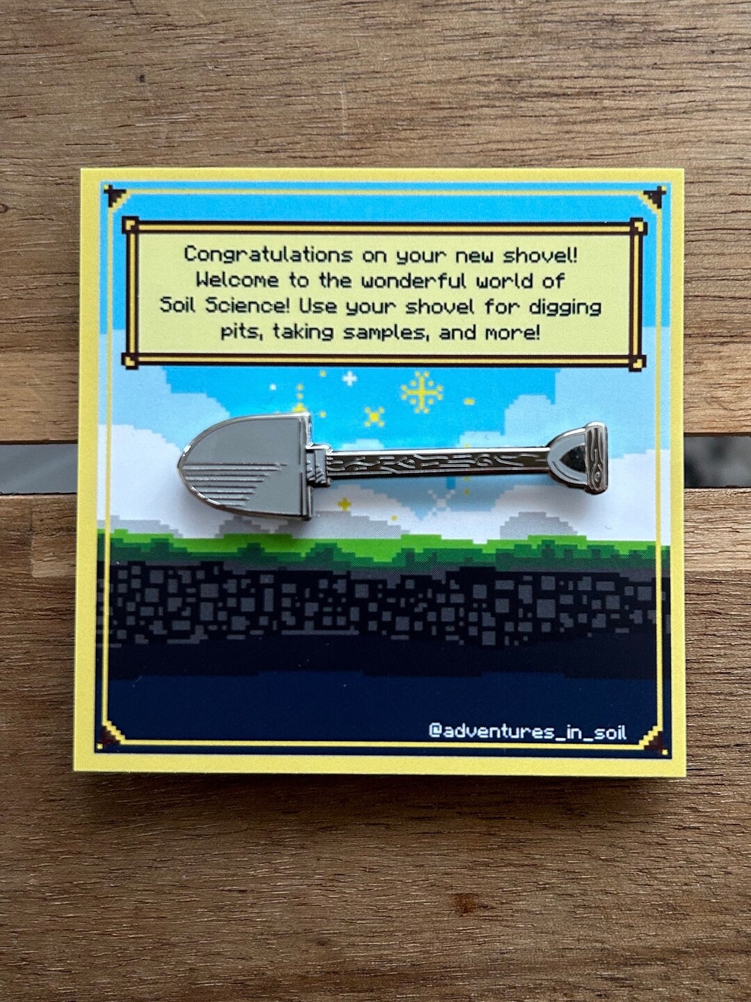 Shovel Enamel Pin - Etsy