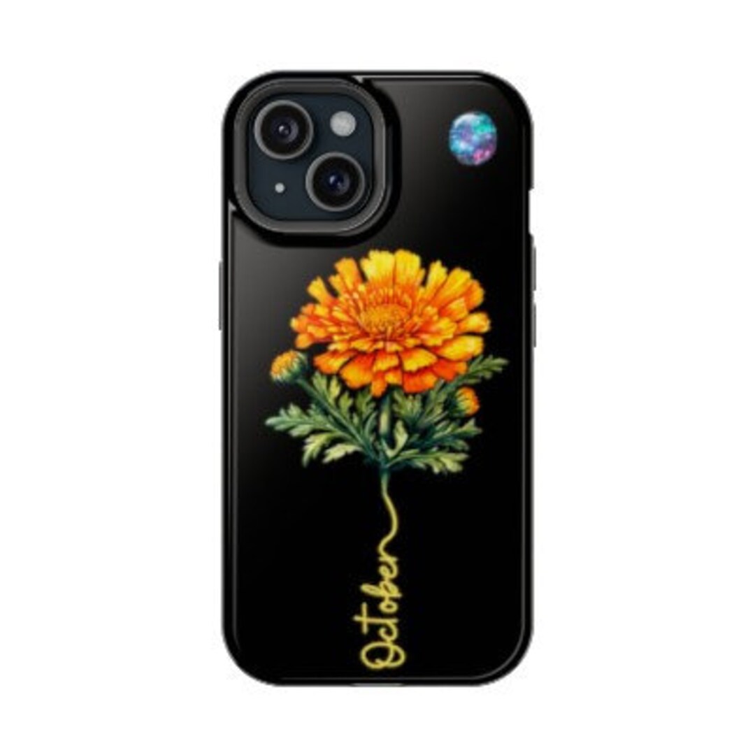 October Birthstone and Birth Flower, Opal and Calendula or Marigold ...